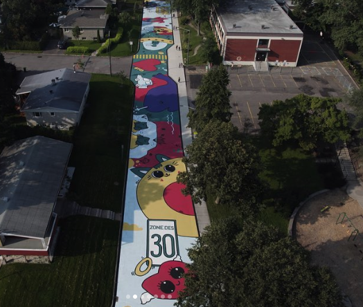 Paint the street – Bonjour!